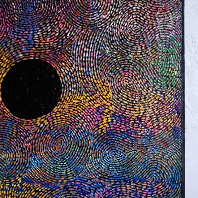 Cosmic Code – Black circle | Jin HASHIMOTO